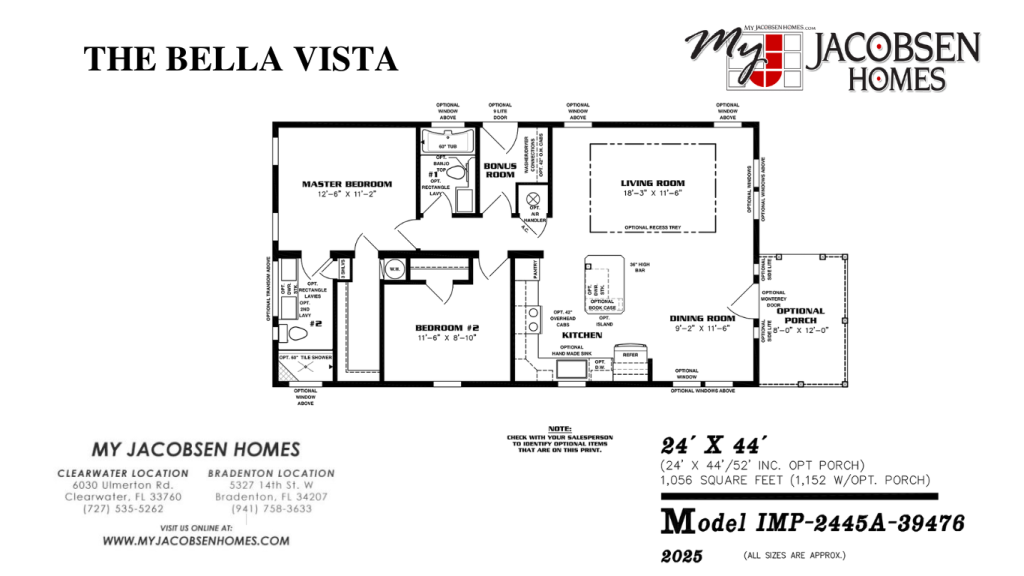 The Bella Vista 2025 - MY JACOBSEN HOMES OF FLORIDA